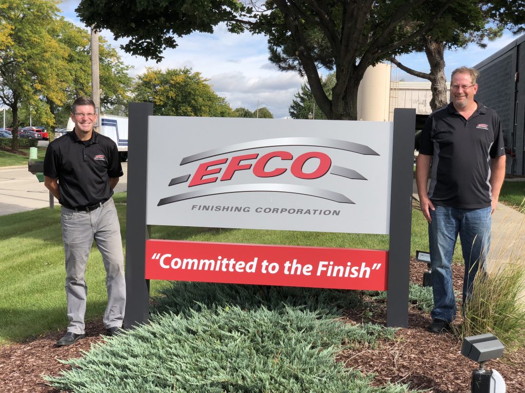 EFCO Finishing Corp | About Us | Metal Finishing Services
